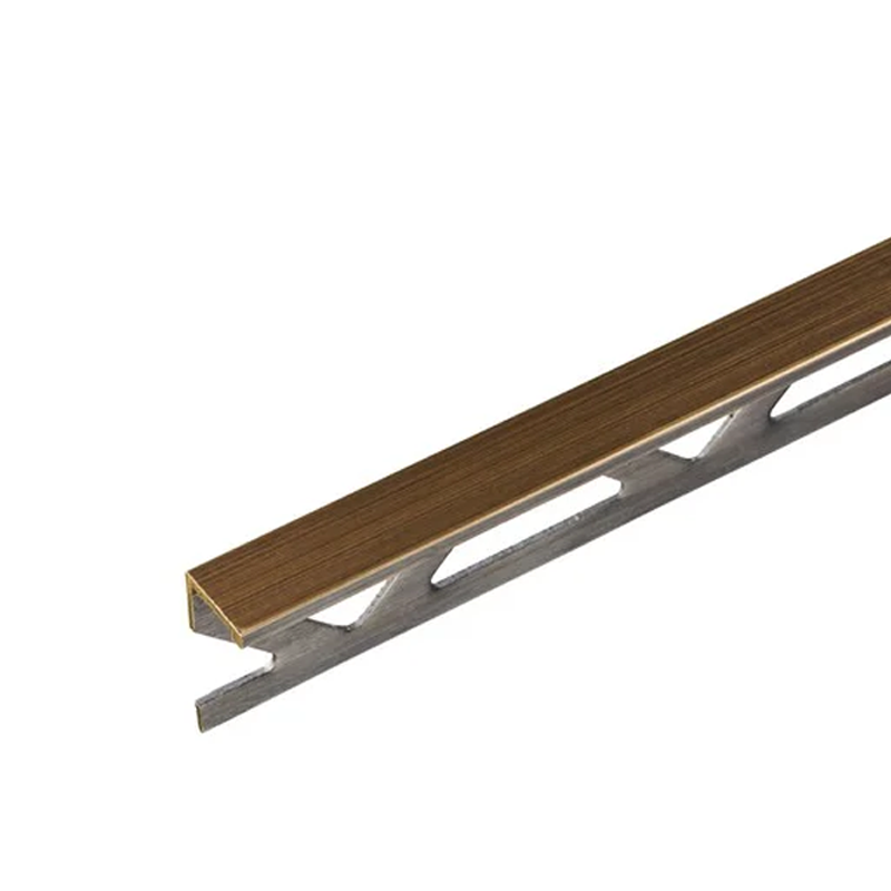 Foundry 10mm Tarnish Straight Edge Solid Brass Tile Trim 2.5m | Premium ...