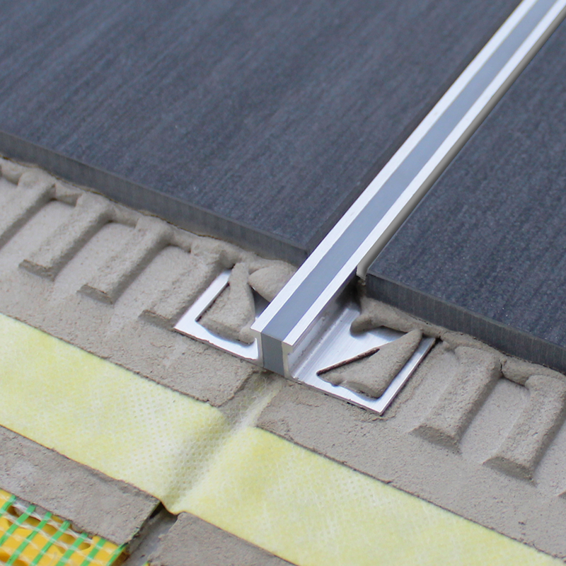 Dural Duraflex Aluminium Expansion Joint Profile 2.5m Grey Insert ...