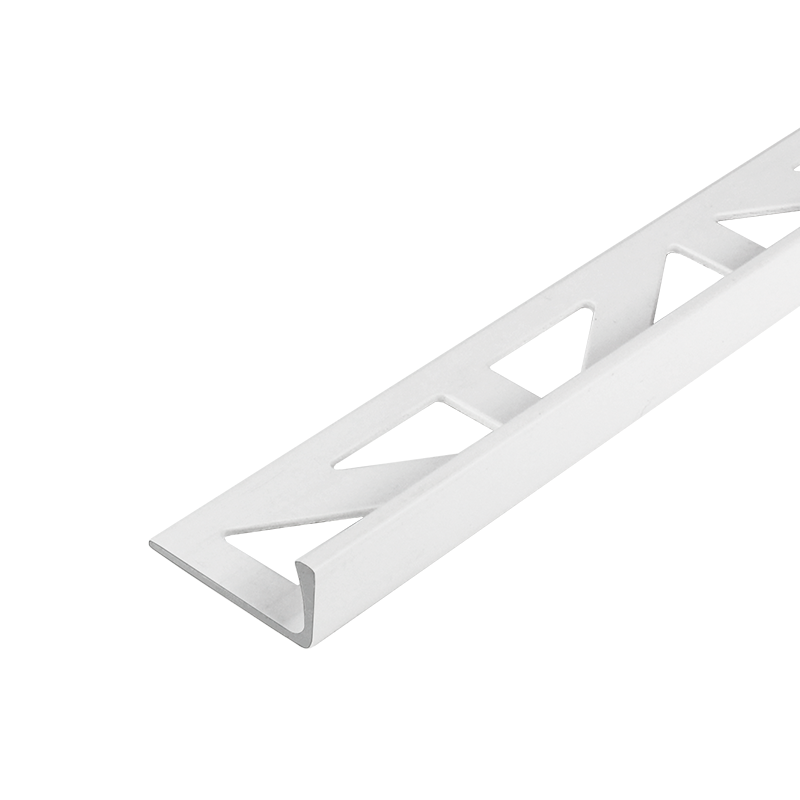 Dural PVC Straight Edge White Tile Trim 2.5m | Premium Tile Trim