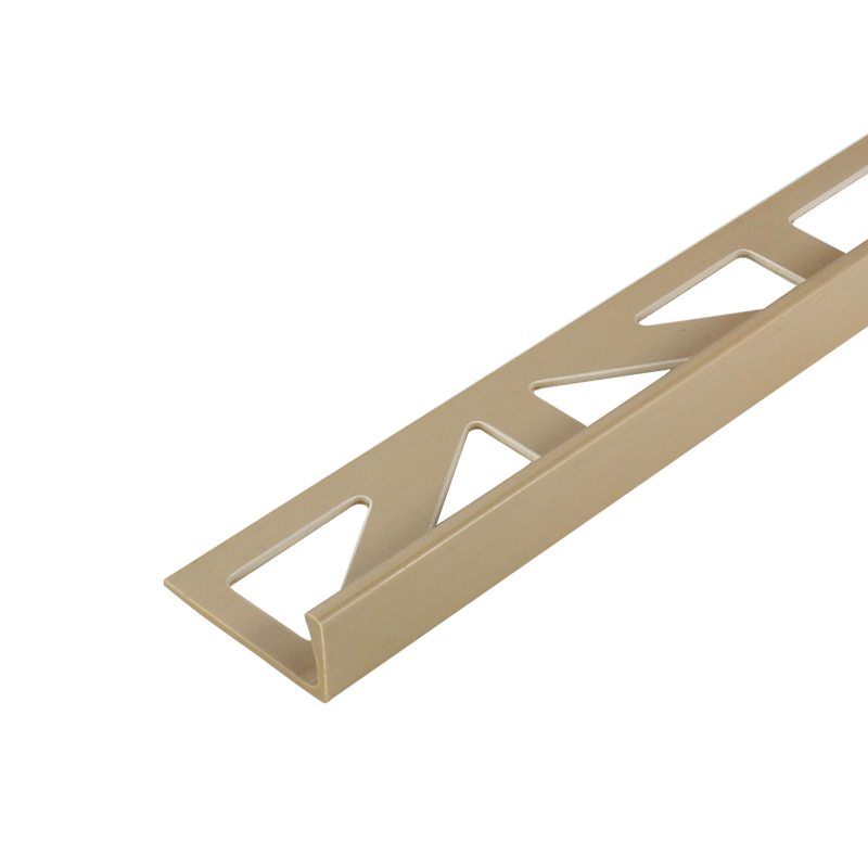 Dural PVC Straight Edge Tile Trim 2.5m Beige | Premium Tile Trim