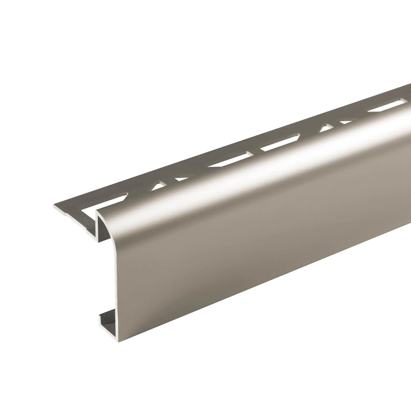Dural DURASTEP DP Anodised Aluminium Worktop Trim Titanium 2.5m ...