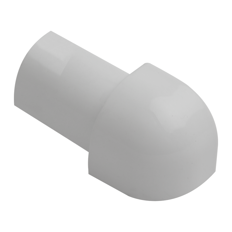 White Powder Coated Round Edge External Corners EAC (2 PACK) by Genesis ...