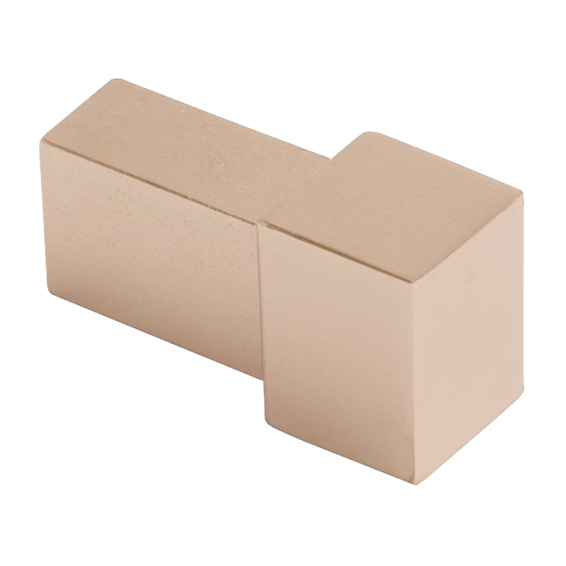 Genesis Light Copper Square Edge Corners EDP (2 Pack) | Premium Tile Trim