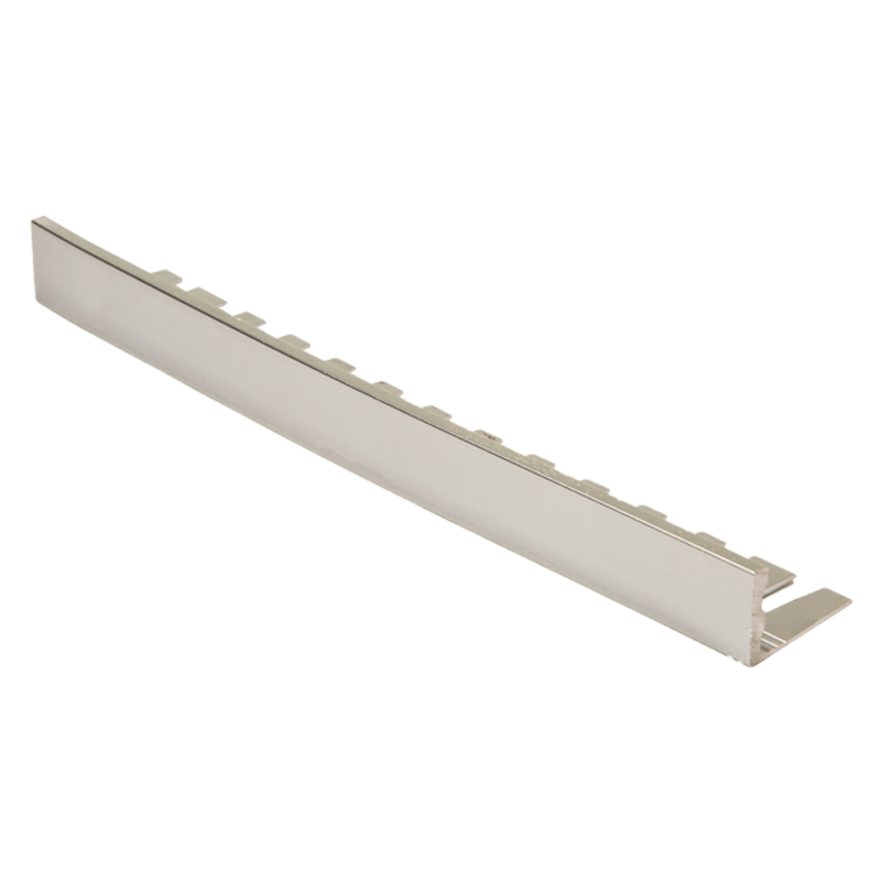 Formable Straight Edge Polished Chrome Tile Trim EFA by Genesis ...