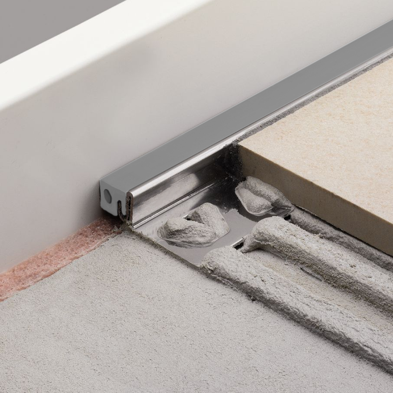 Schluter DILEX-EKSA Stainless Steel V2A Expansion Joint (Grey Insert) 2 ...