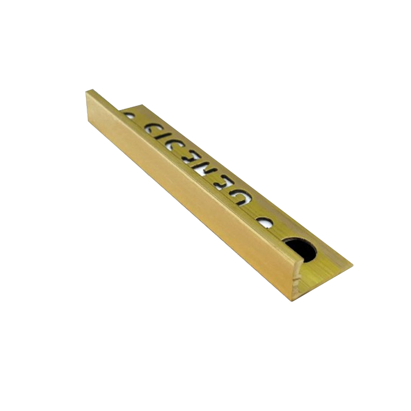 Genesis Bright Solid Brass Straight Edge Trim 2.7m ESB (Choice Of Size ...