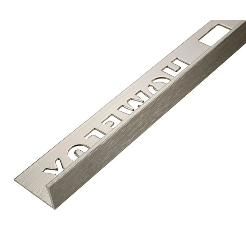 Homelux Aluminium Straight Edge Tile Trim Champagne 2.5m | Premium Tile ...