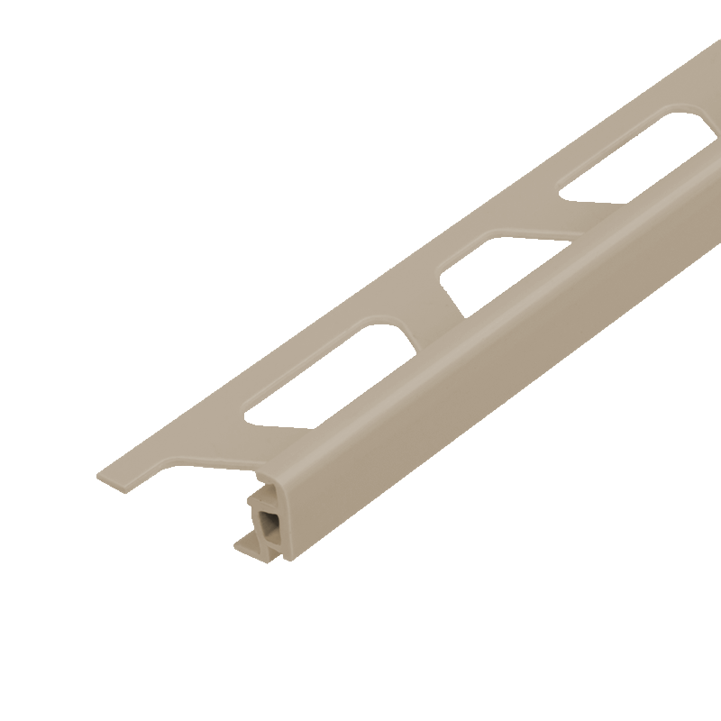 Schluter JOLLY-P Coloured PVC Straight Edge Bahama Beige Tile Trim 2.5m ...