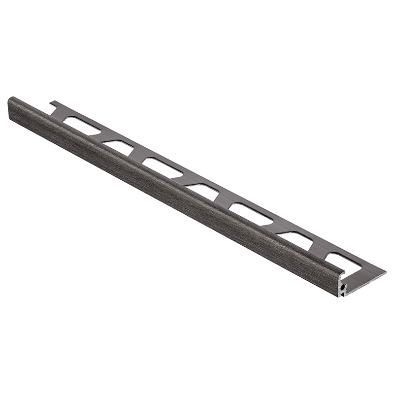 Schluter JOLLY-AGRB Straight Edge Brushed Graphite Anodised Aluminium ...