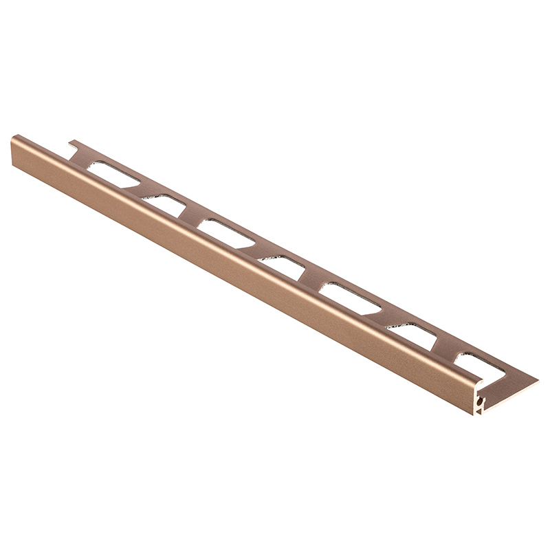Schluter JOLLY-AK Straight Edge Matt Copper Anodised Aluminium Tile ...