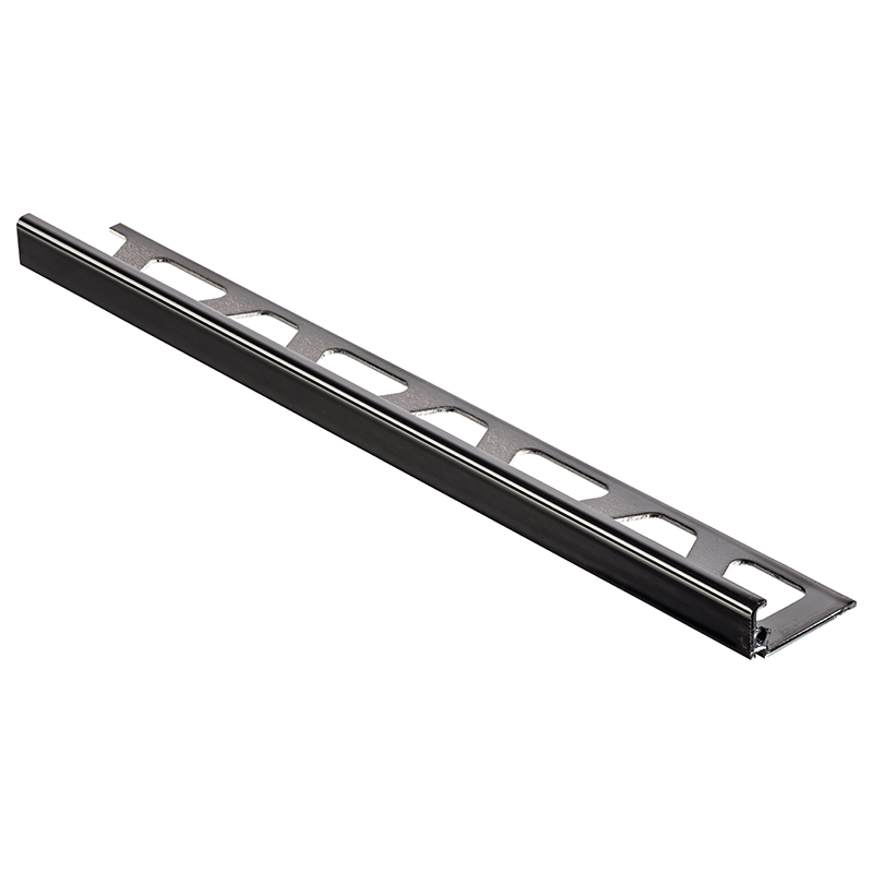 Schluter TRENDLINE JOLLY-AC Straight Edge Matt Graphite Black Aluminium ...