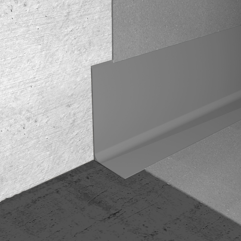 Dolphin Grey P.V.C Flexible Set In Skirting KSI 2.0m Length by Genesis ...