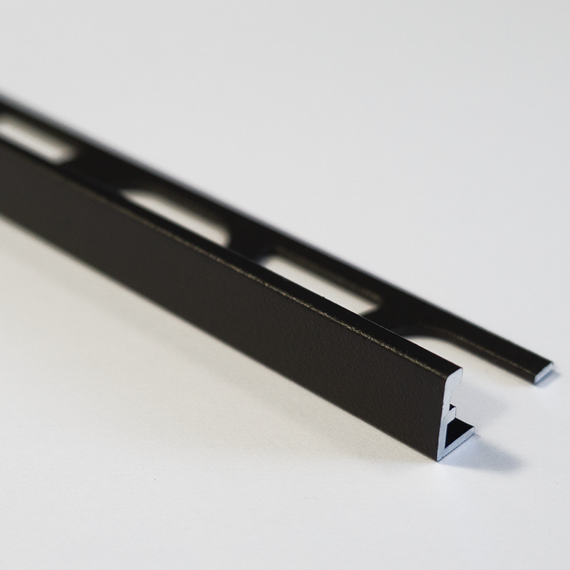 Mapei Color Aluminium Straight Edge Tile Trim 120 Black 2.7m | Premium ...