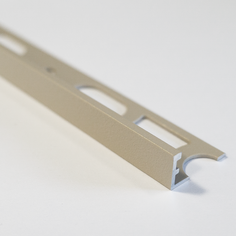 Mapei Color Aluminium Straight Edge Tile Trim 123 Ancient White 2.7m ...