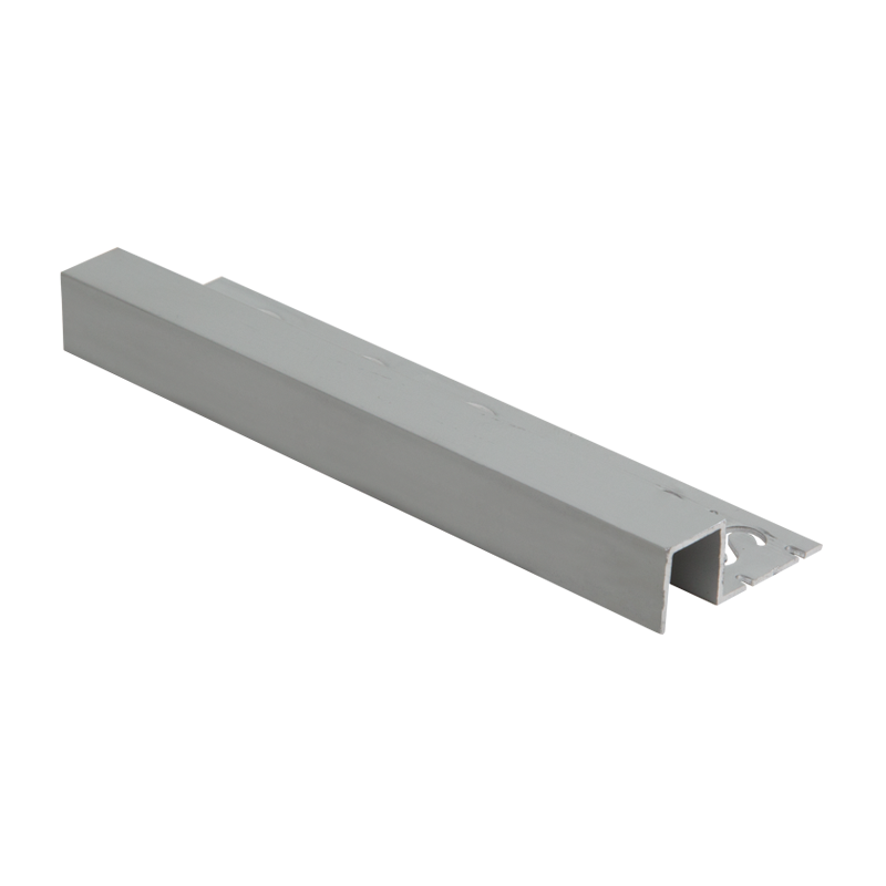 Square Edge Matt Silver Tile Trim TDP by Genesis | Premium Tile Trim