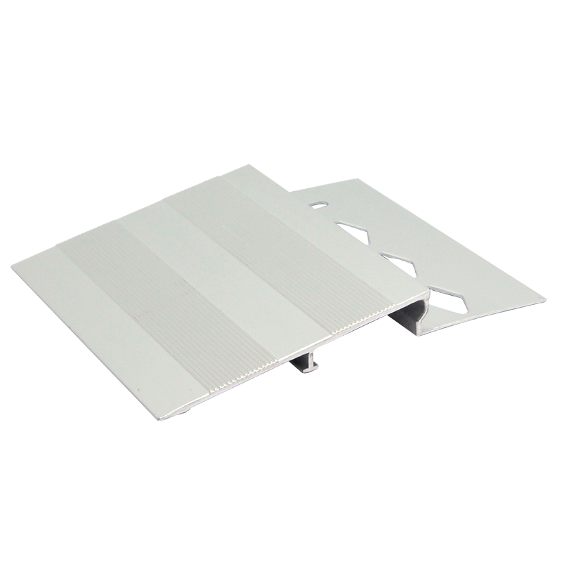 Matt Silver Aluminium Tile In Ramp DTAE By Dural | Premium Tile Trim