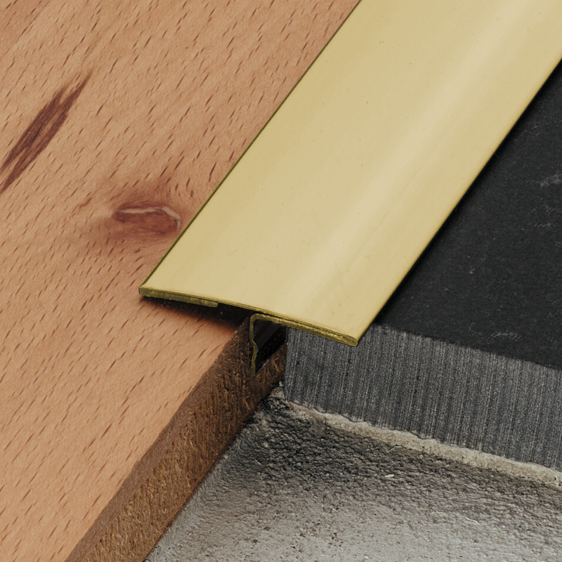 RENO-T-M Flooring Transition T Bar Brass 2.5m Length By Schluter | Buy ...
