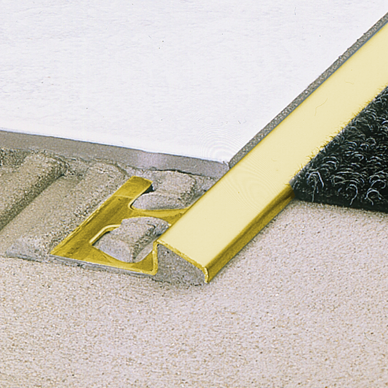 RENO-MU Flooring Transition Ramp Brass 2.5m Length By Schluter | Buy ...