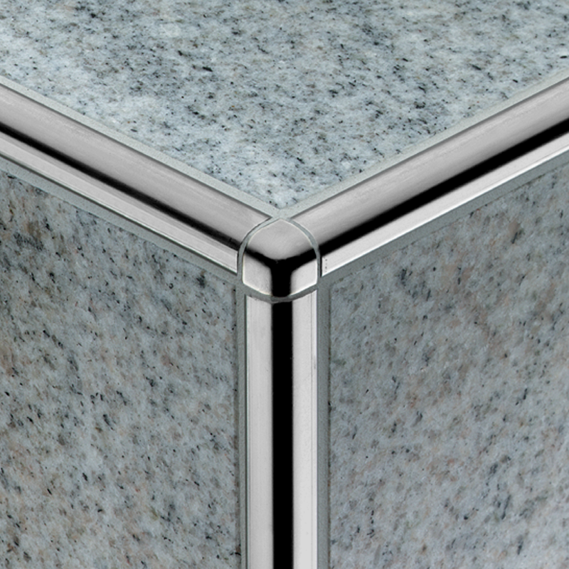 Round Edge RONDEC-E Stainless Steel 2.5m By Schluter | Premium Tile Trim