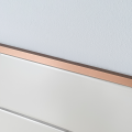 Complements 10mm Soft Copper Square Edge Aluminium Tile Trim 2.5m ...