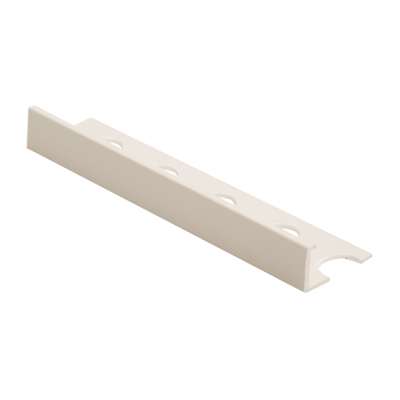 Contract Straight Edge Plastic Tile Trim Soft Cream | Buy Straight Edge ...