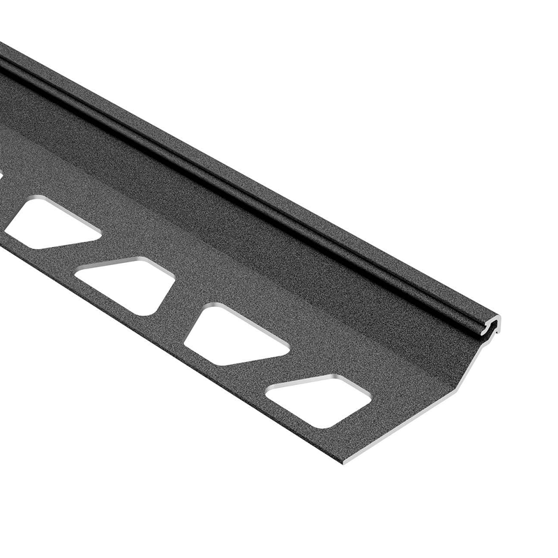 Schluter-FINEC-SQ-TSG Textured Natural Grey Aluminium Finishing Profile ...